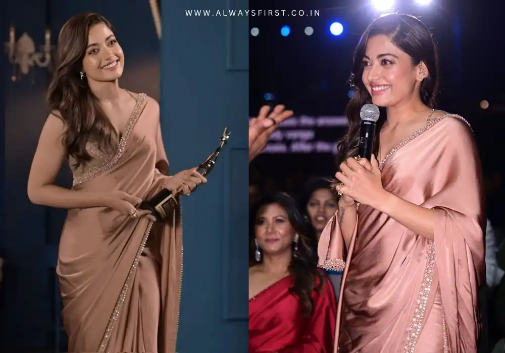 Rashmika Mandanna's Viral Moment: How a Traditional Saree Became Her Most Powerful Fashion ...